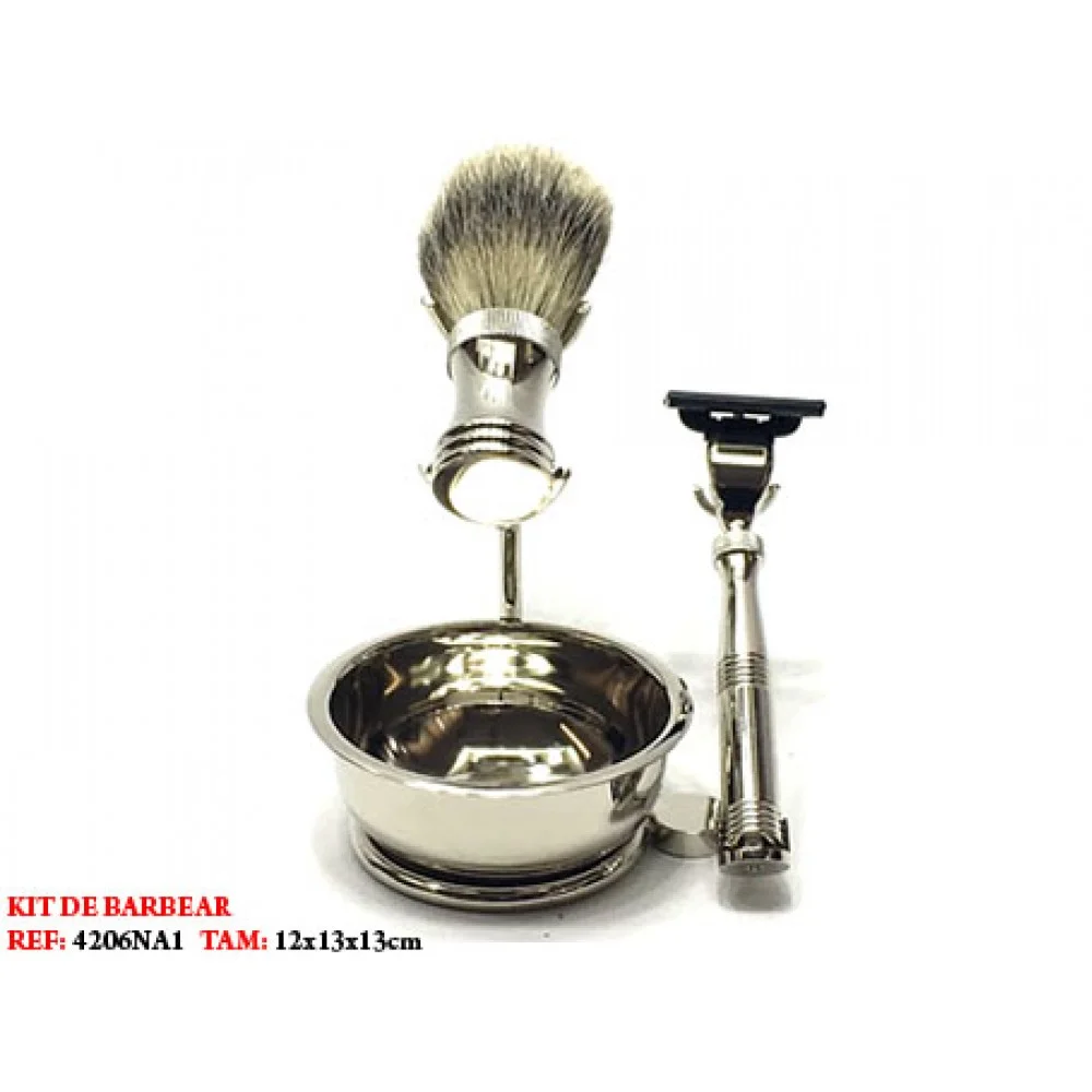 KIT DE BARBEAR. TAM: 12X13X13CM