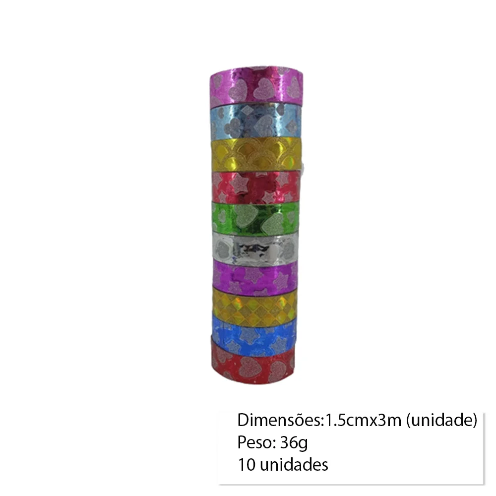 FITA COLORIDA COM 10 PEÇAS REF: AP24997A1