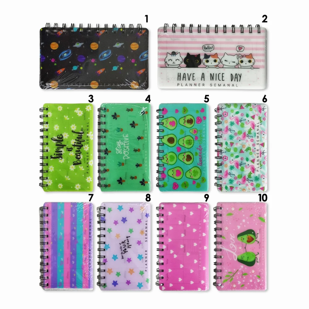 MINI AGENDA PLANNER SEMANAL 62 PÁGINAS REF: AP21583