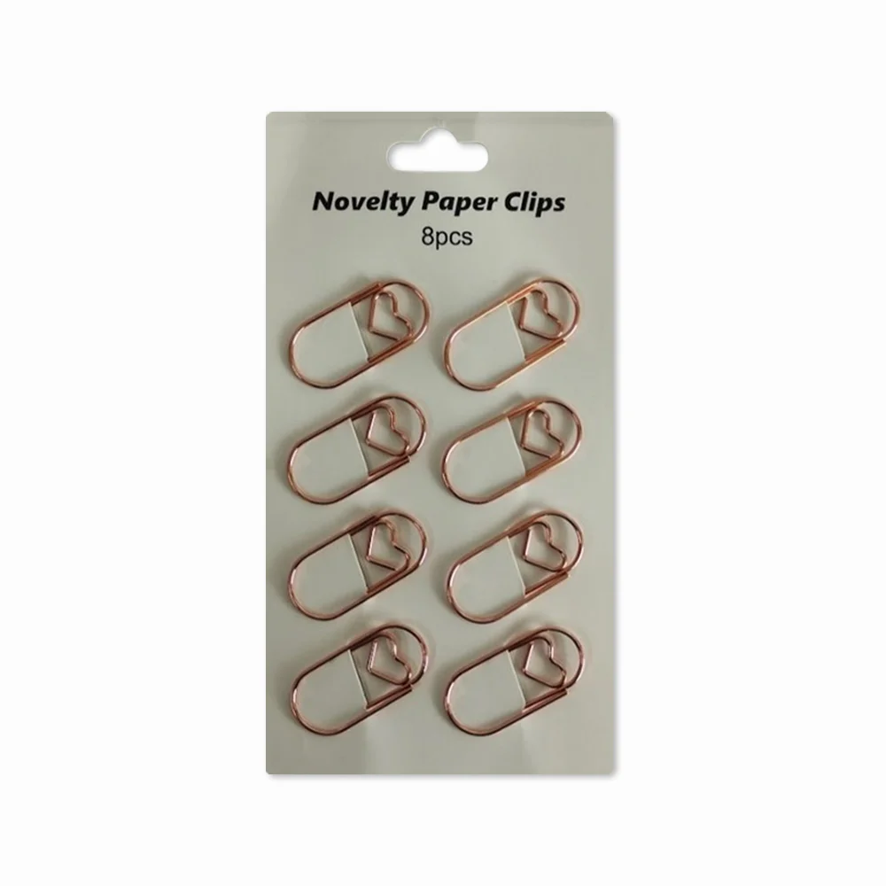 KIT CLIPS COM 8 UNIDADES 38MM EM METAL REF: AP3403