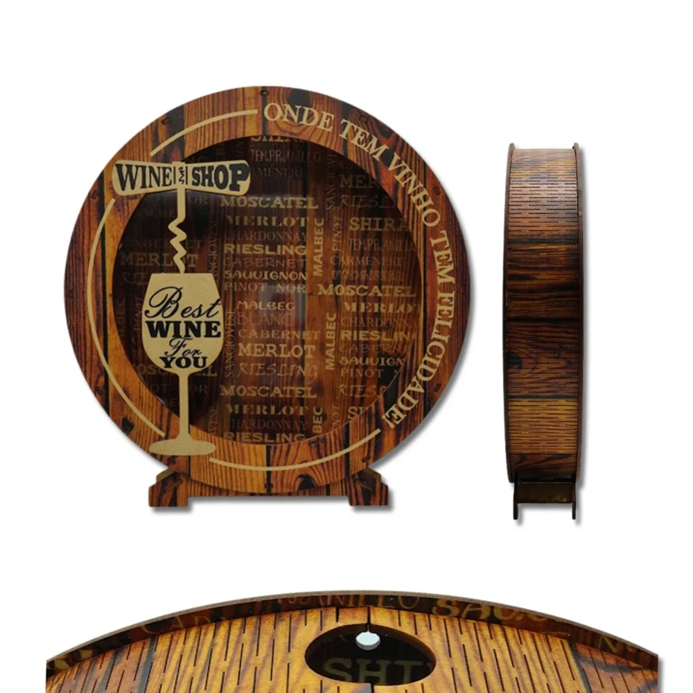 PORTA ROLHAS DE PAREDE REDONDO REF: 687