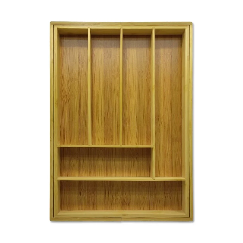 ORGANIZADOR DE GAVETA EXPANSÍVEL EM BAMBU REF: APKF-3T